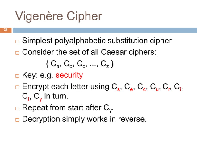 Classical encryption techniques | PPTX