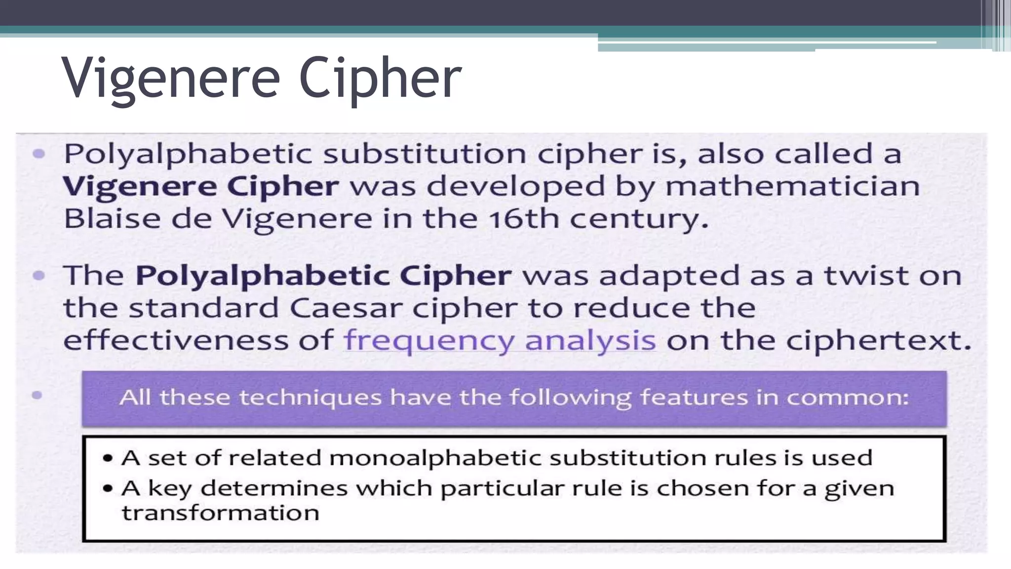 Classical Encryption Techniques | PPTX