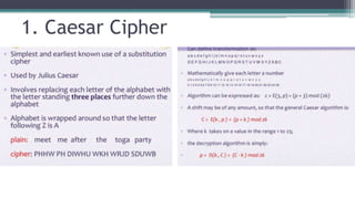Classical Encryption Techniques | PPTX