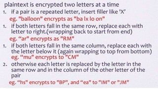 Classical Encryption Techniques | PPTX