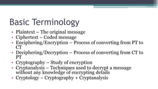 Classical Encryption Techniques | PPTX