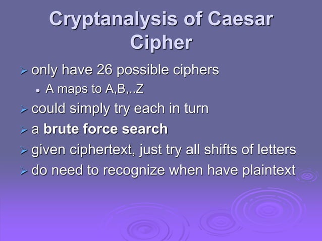 classicalencryptiontechniques.ppt | Information and Network Security ...