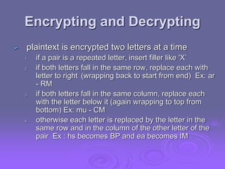 classicalencryptiontechniques.ppt | Information and Network Security ...