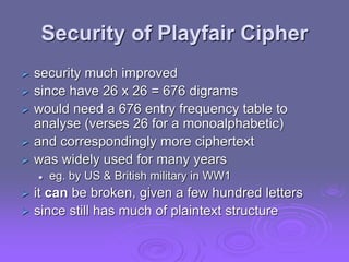 classicalencryptiontechniques.ppt | Information and Network Security ...