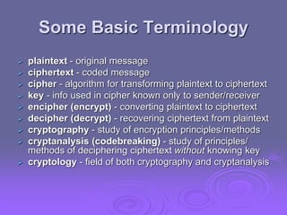 classicalencryptiontechniques.ppt | Information and Network Security | Computing