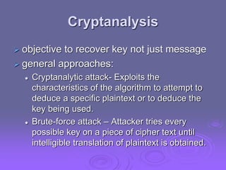 classicalencryptiontechniques.ppt | Information and Network Security | Computing