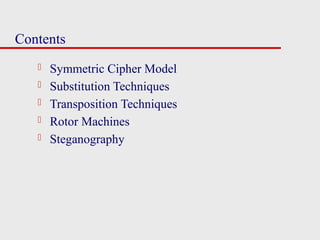 Classical encryption technique -Cryptoggraphy.pptx