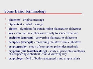 Classical encryption technique -Cryptoggraphy.pptx