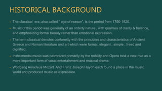 The Classical Era Period of Music | PPTX