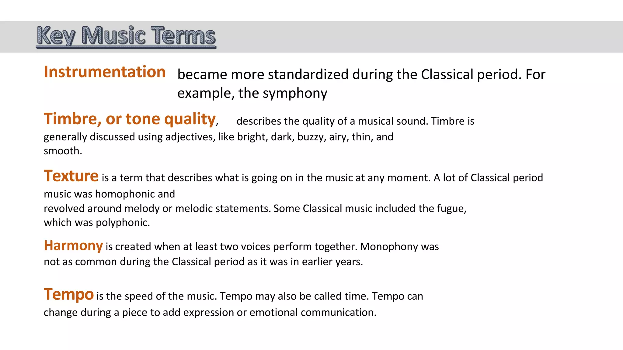 The Classical Era Music | PPT
