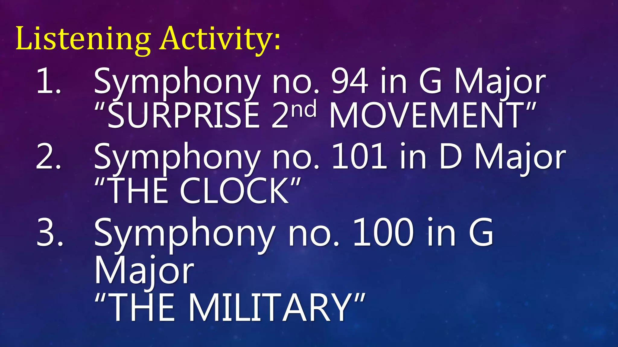 Composers of Classical Period (Grade 9 MAPEH Music 2nd Quarter) | PPTX