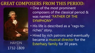 Composers of Classical Period (Grade 9 MAPEH Music 2nd Quarter) | PPTX