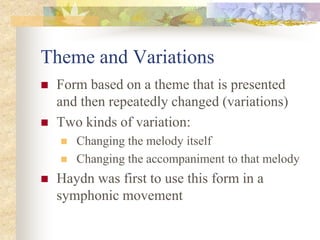 Classical Forms | PPTX