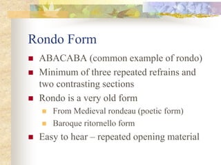 Classical Forms | PPTX