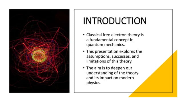 classical free electron theory.pptx | Chemistry | Science