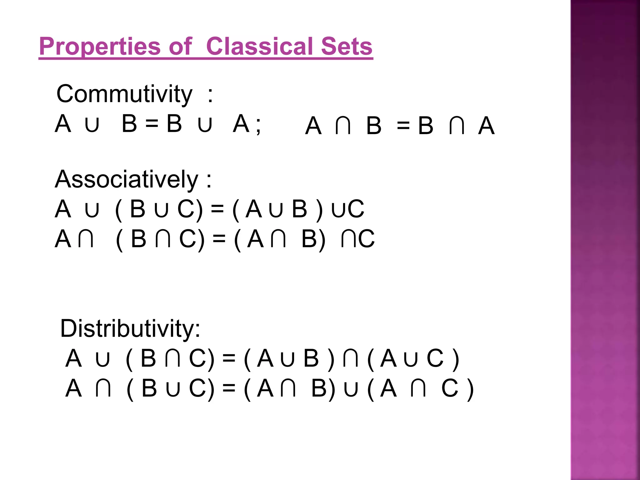 Classical Sets & fuzzy sets | PPTX
