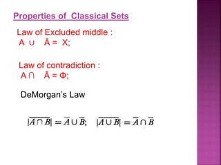Classical Sets & fuzzy sets | PPTX