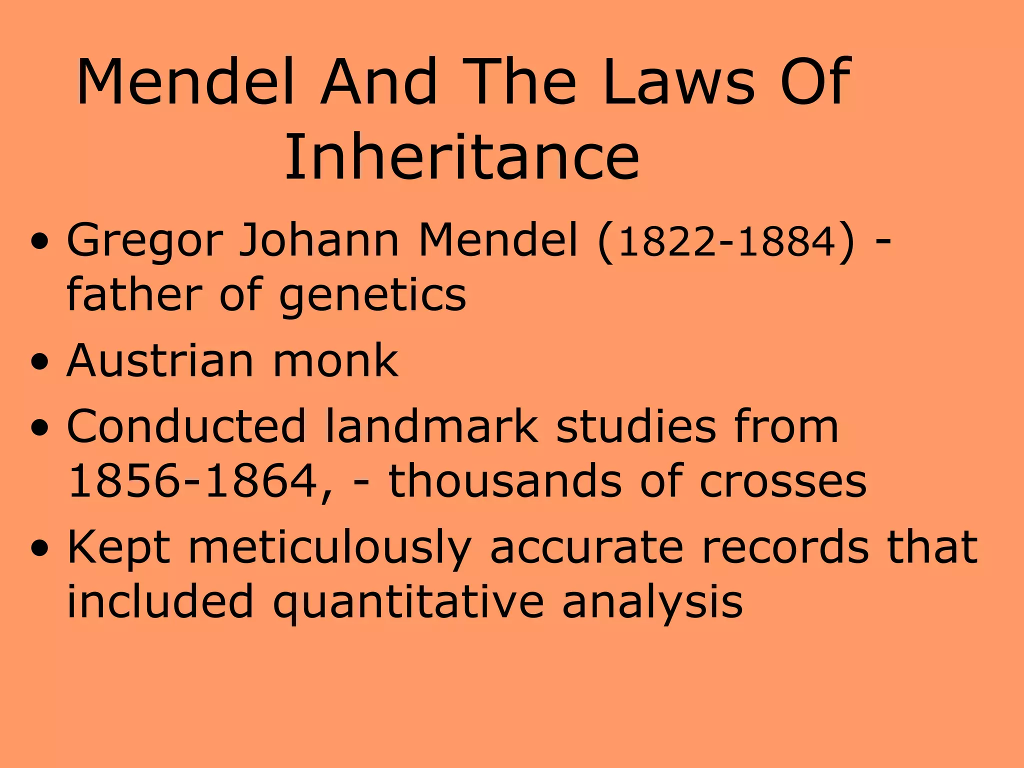 Classical genetics | PPT