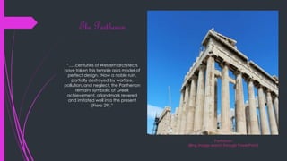 Classical greek influence on modern western culture | PPTX
