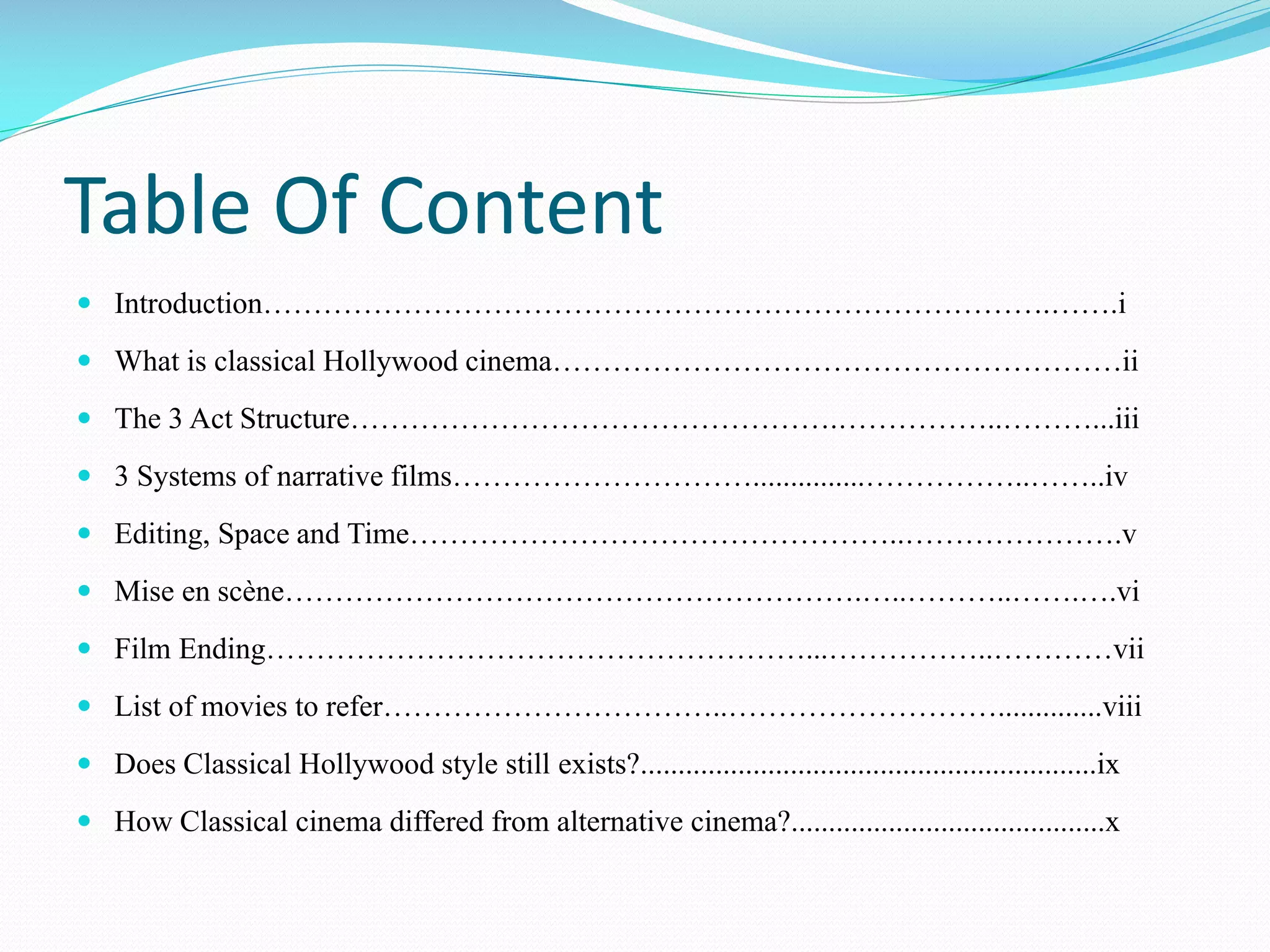 Classical hollywood cinema | PPTX