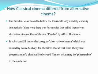 Classical hollywood cinema | PPTX
