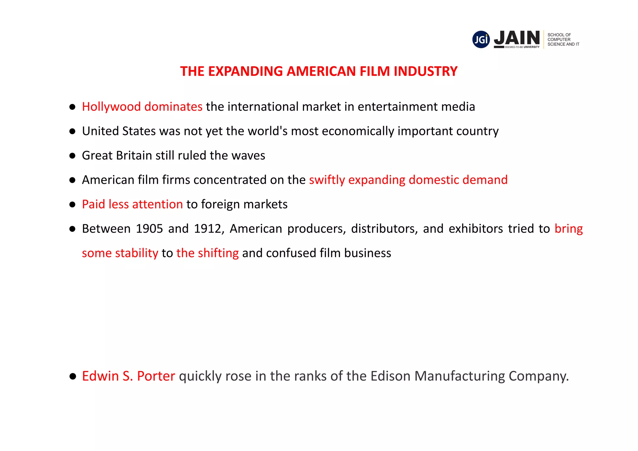 Classical hollywood cinema 1903-1927.docx | Video Production | Content ...