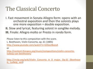 Classical Instrumental and Chamber Music | PPTX