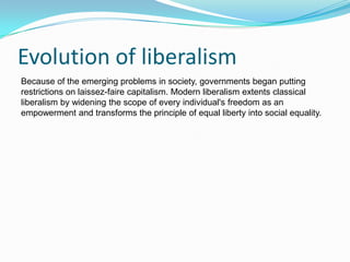 Classical liberalism | PPTX