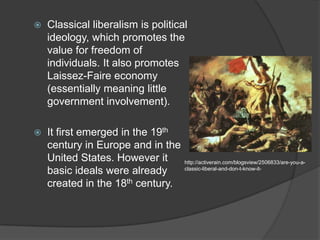 Classical liberalism power point | PPTX