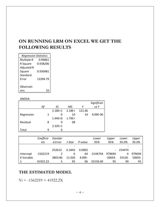 Classical linear regression model (1) (1) | PDF | Science
