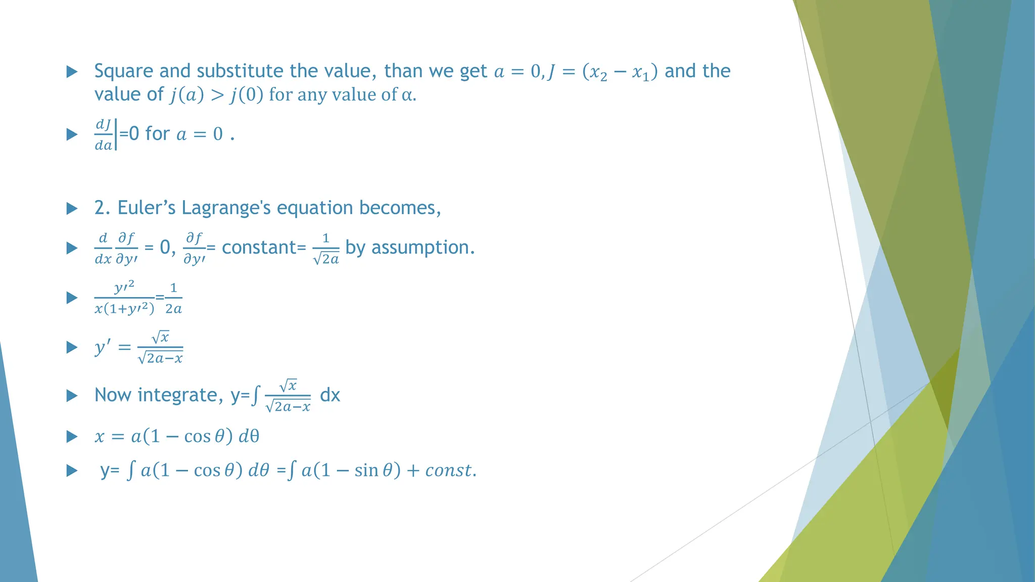 Variational Calculus as part of Classical Mechanics | PPT