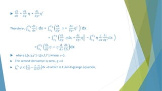 Variational Calculus as part of Classical Mechanics | PPT