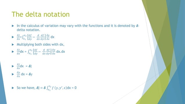 Variational Calculus as part of Classical Mechanics | PPT