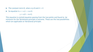 Variational Calculus as part of Classical Mechanics | PPT
