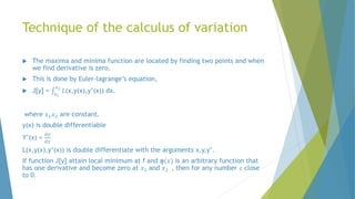 Variational Calculus as part of Classical Mechanics | PPT