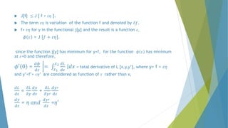 Variational Calculus as part of Classical Mechanics | PPT