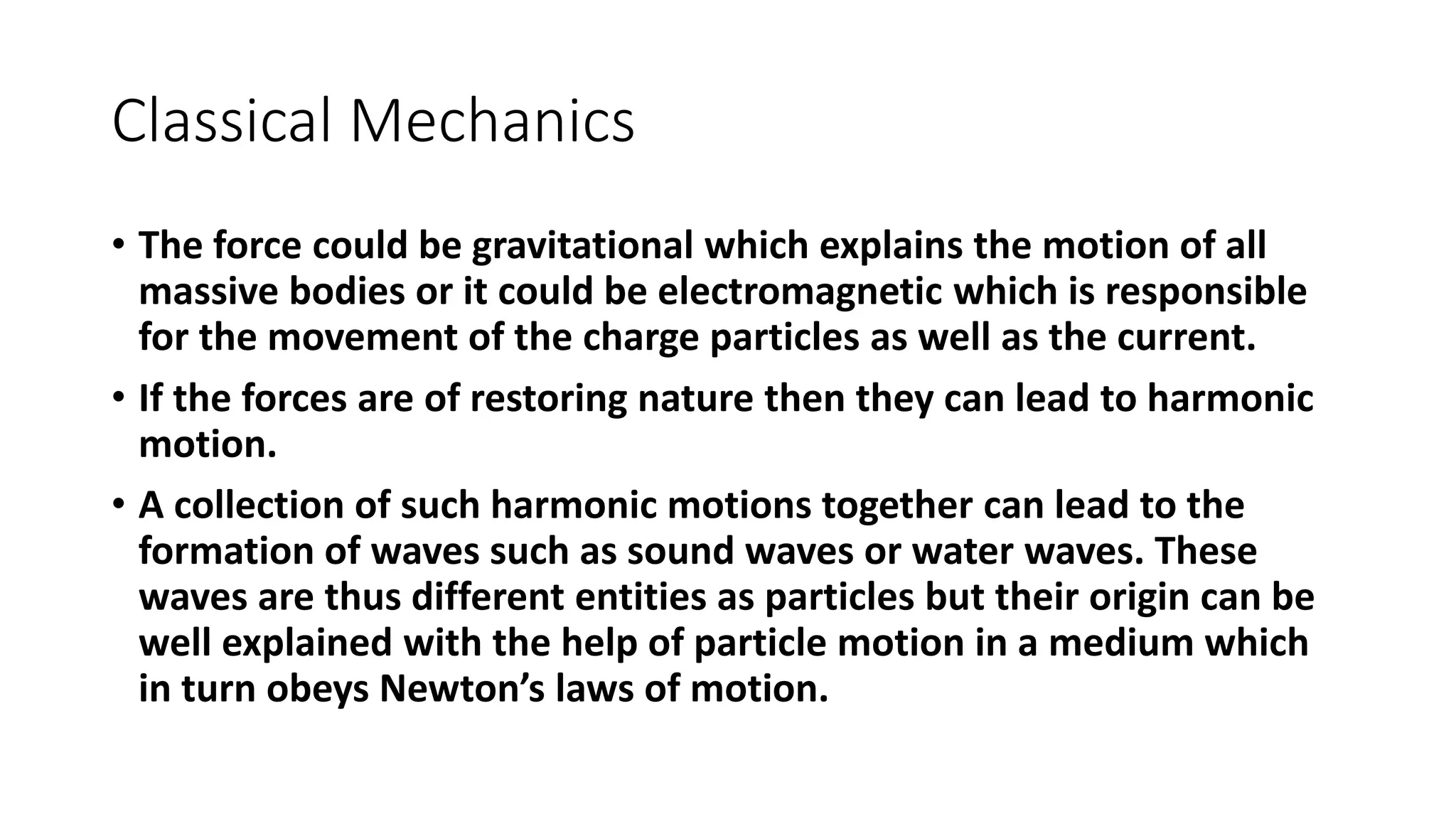 Classical mechanics vs quantum mechanics | PPTX