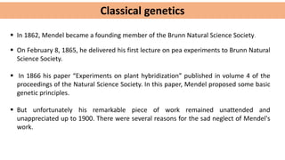 Classical (Mendelian) Genetics .ppt.pptx