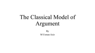 Classical model of argument.pptx