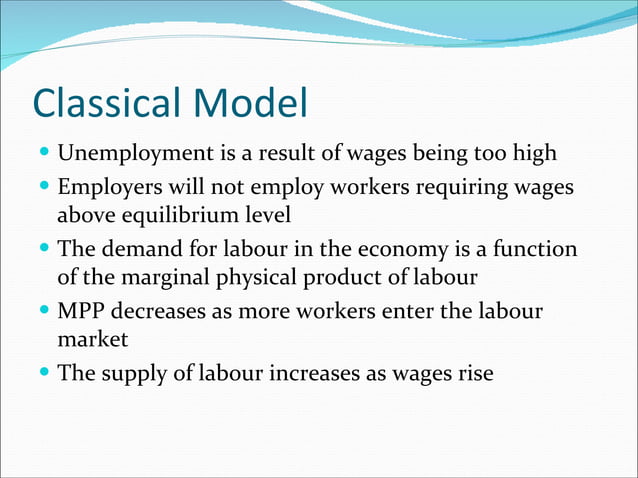 Classical models of_the_macroeconomy | PPT