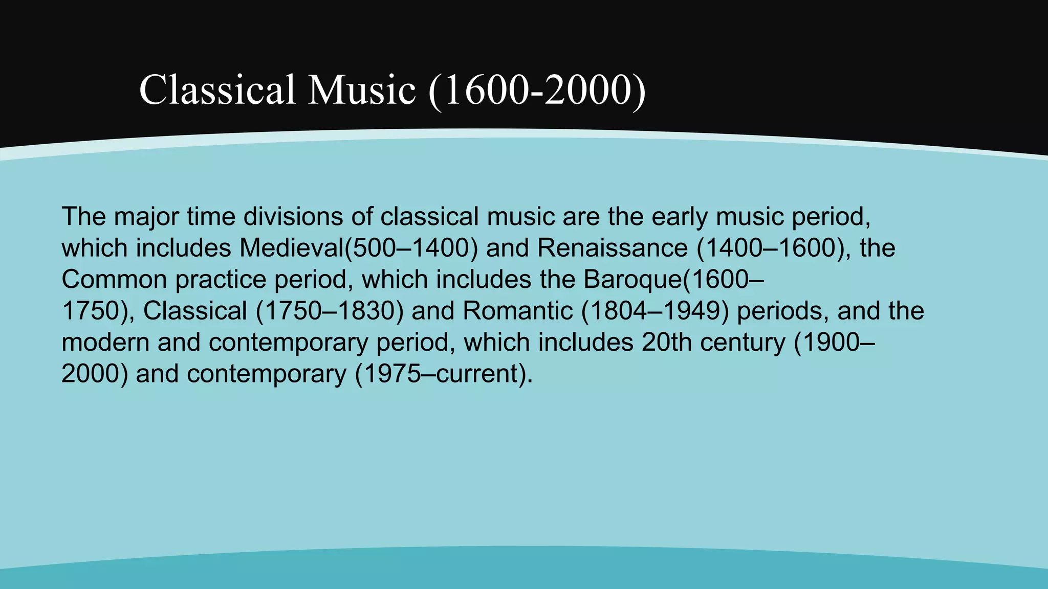 Classical music (a brief explanation of Classical music) | PPTX ...