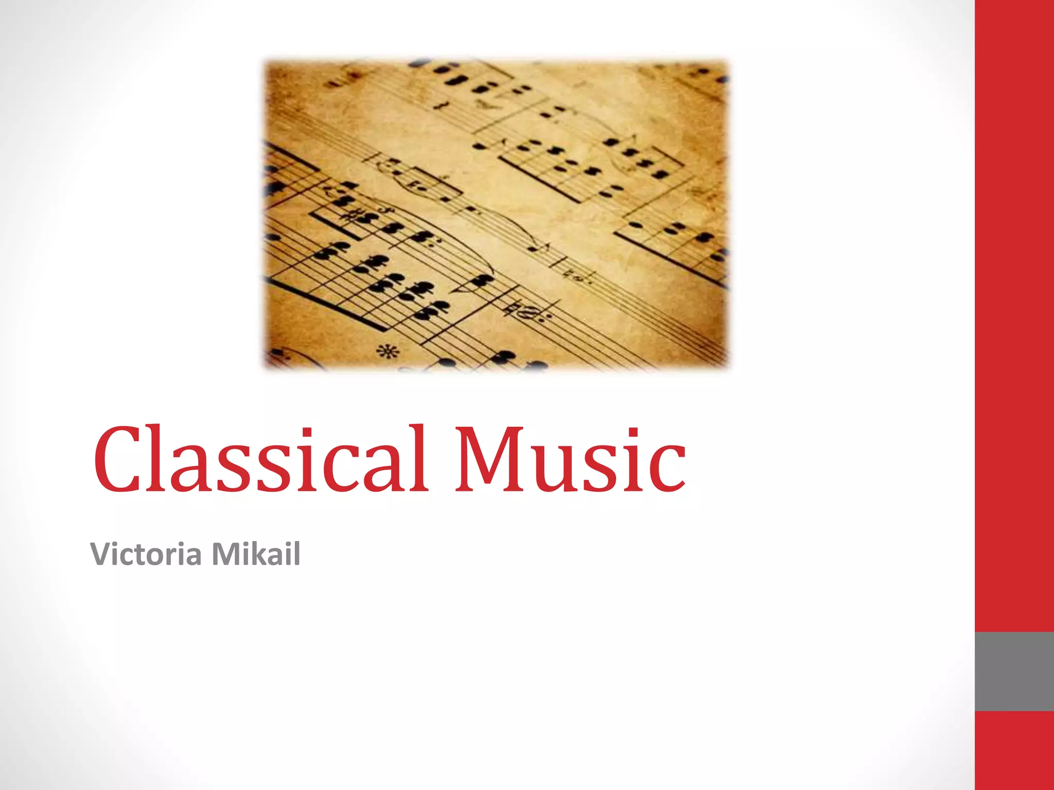 Classical Music | PPTX