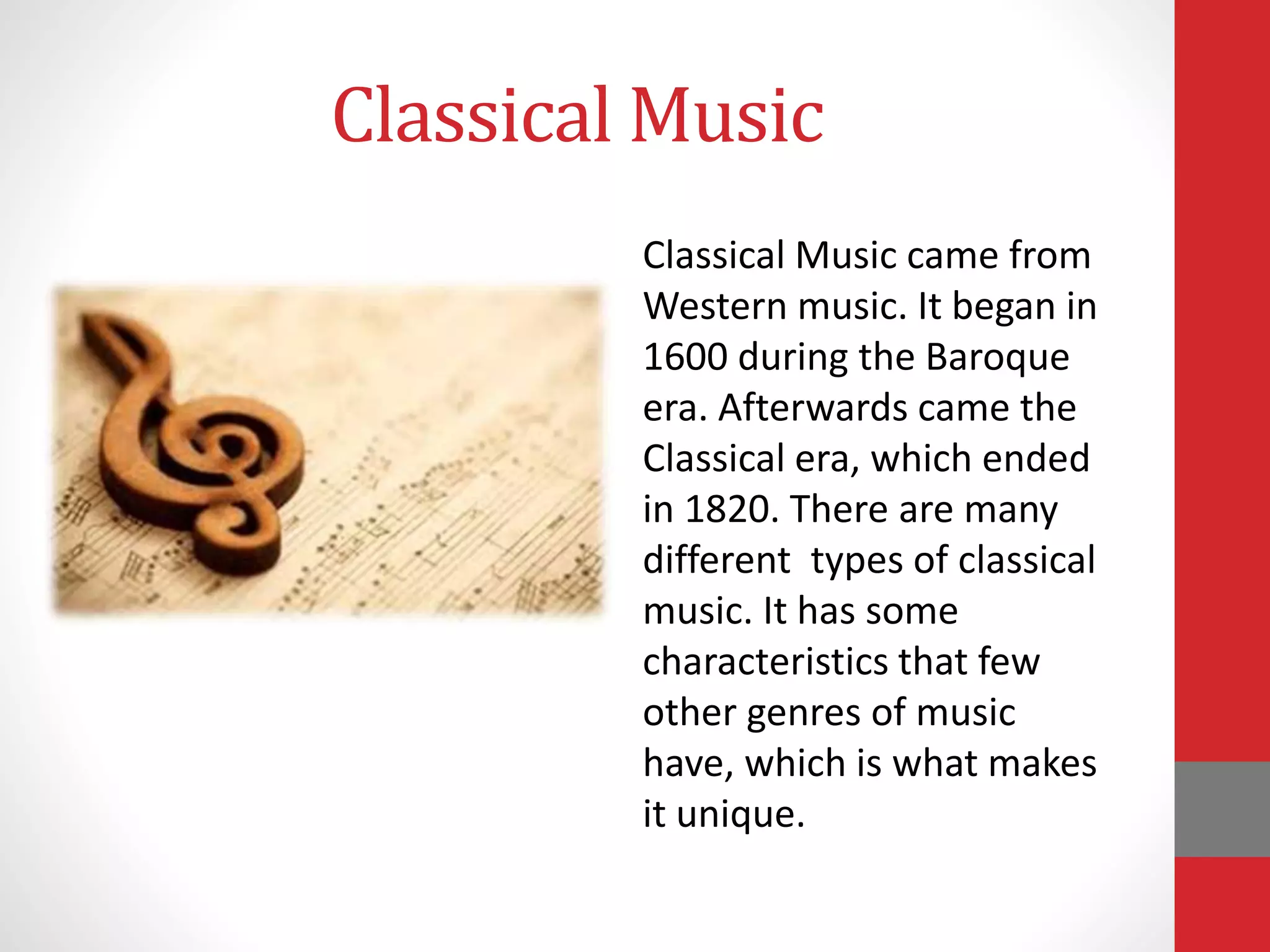 Classical Music | PPTX