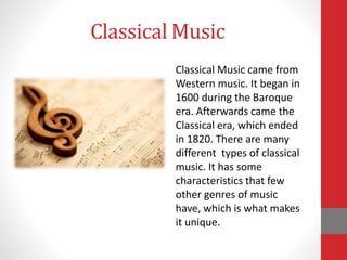 Classical Music | PPTX