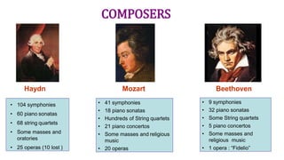 Music of the Classical Period -- Music 9 | PPTX