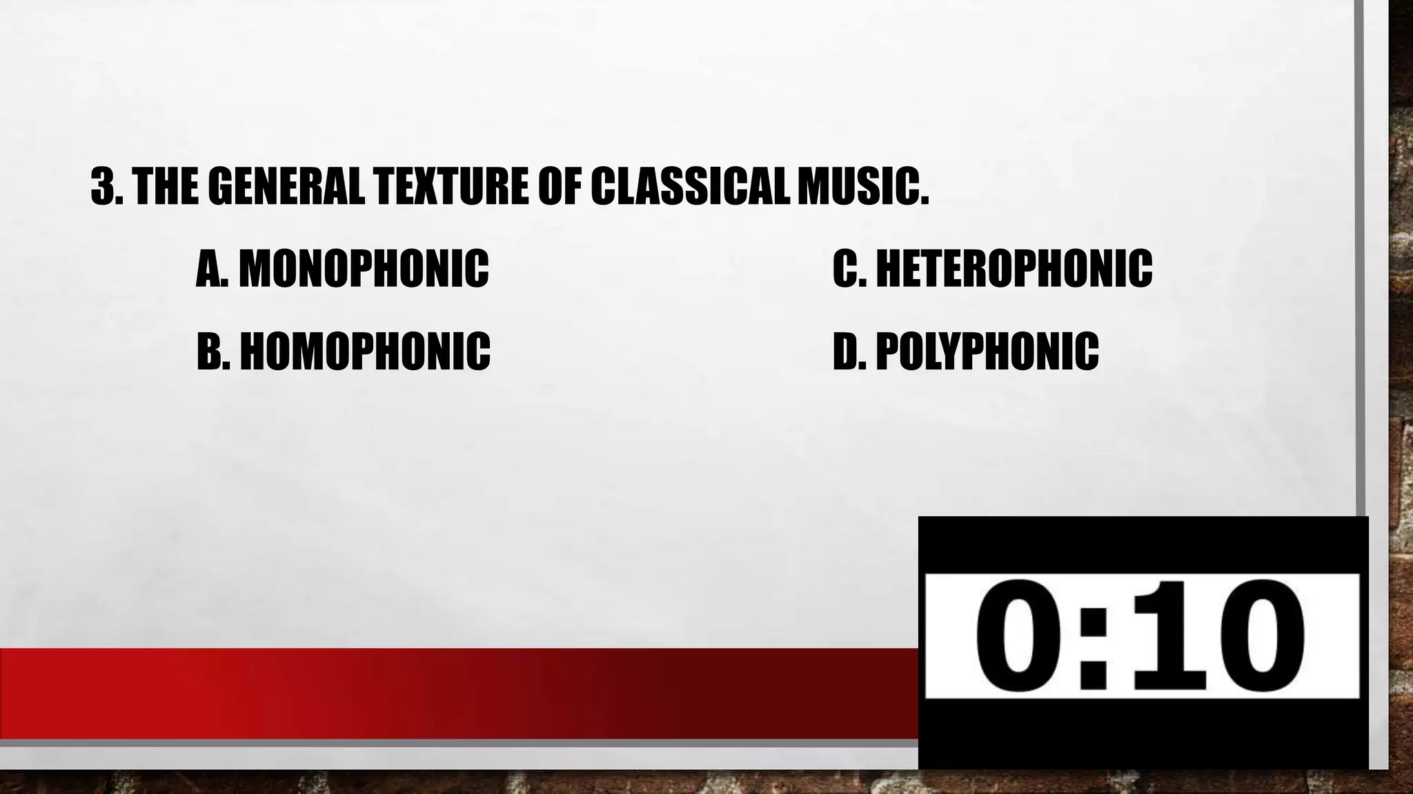 MAPEH 9- Classical Music | PPTX