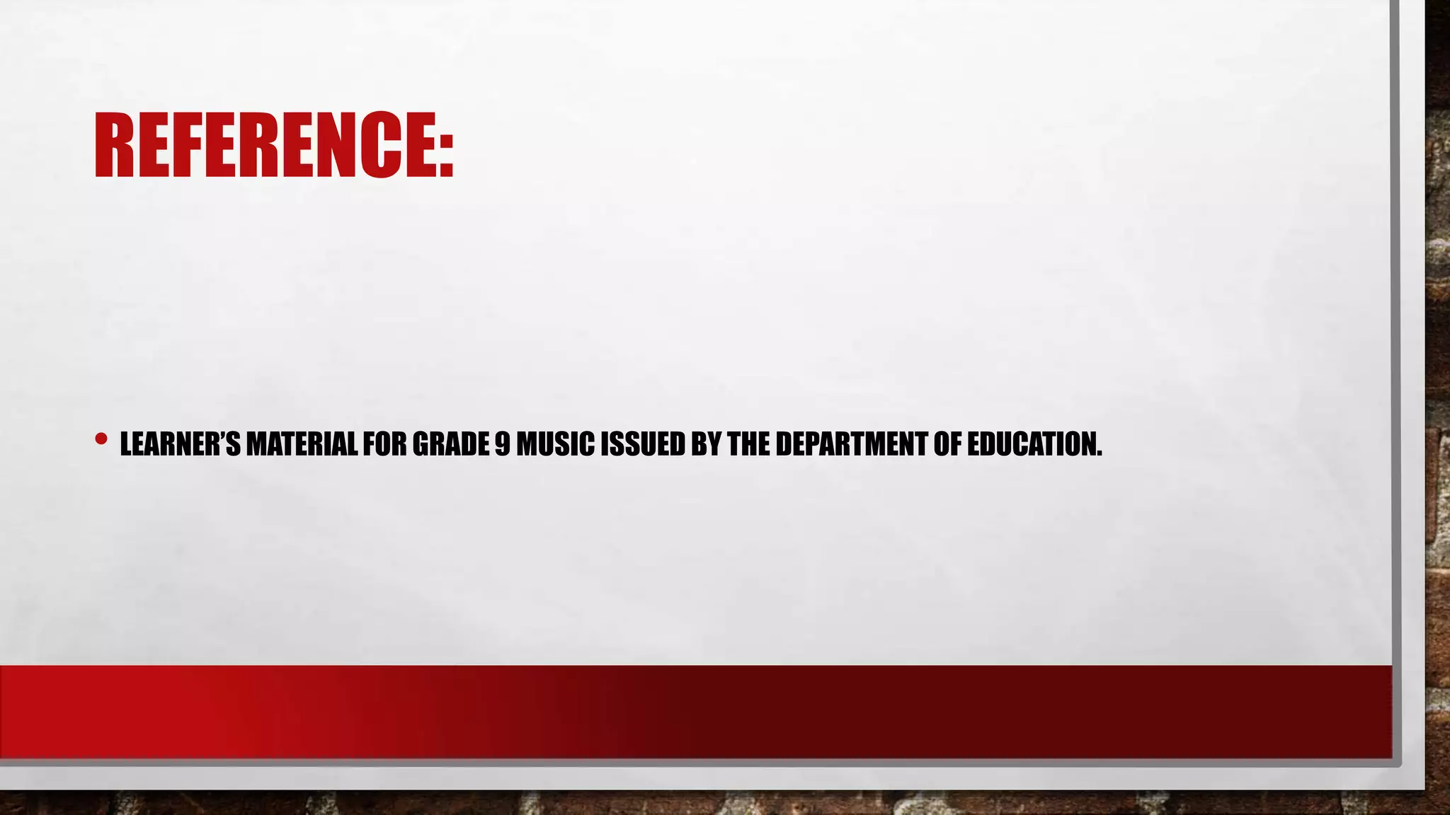 MAPEH 9- Classical Music | PPTX