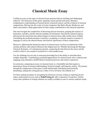 Classical Music Essay.pdf