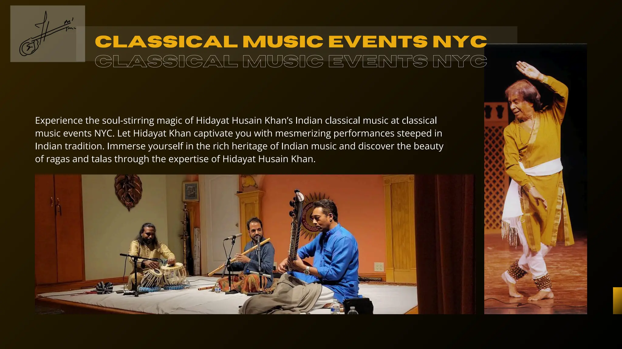 Classical Music Events NYC - Hidayat Husain Khan | PPT