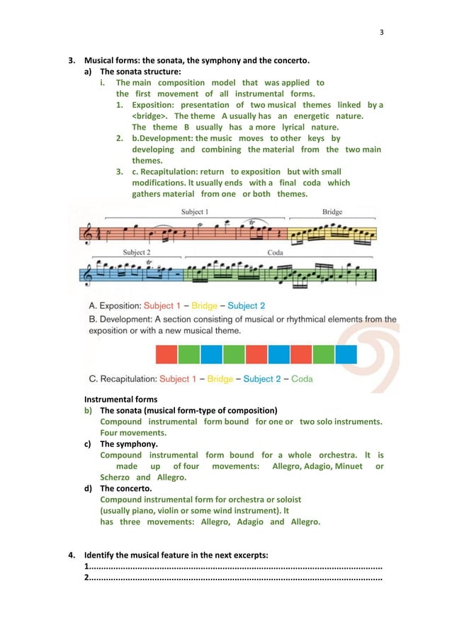 Classical music worksheet | PDF